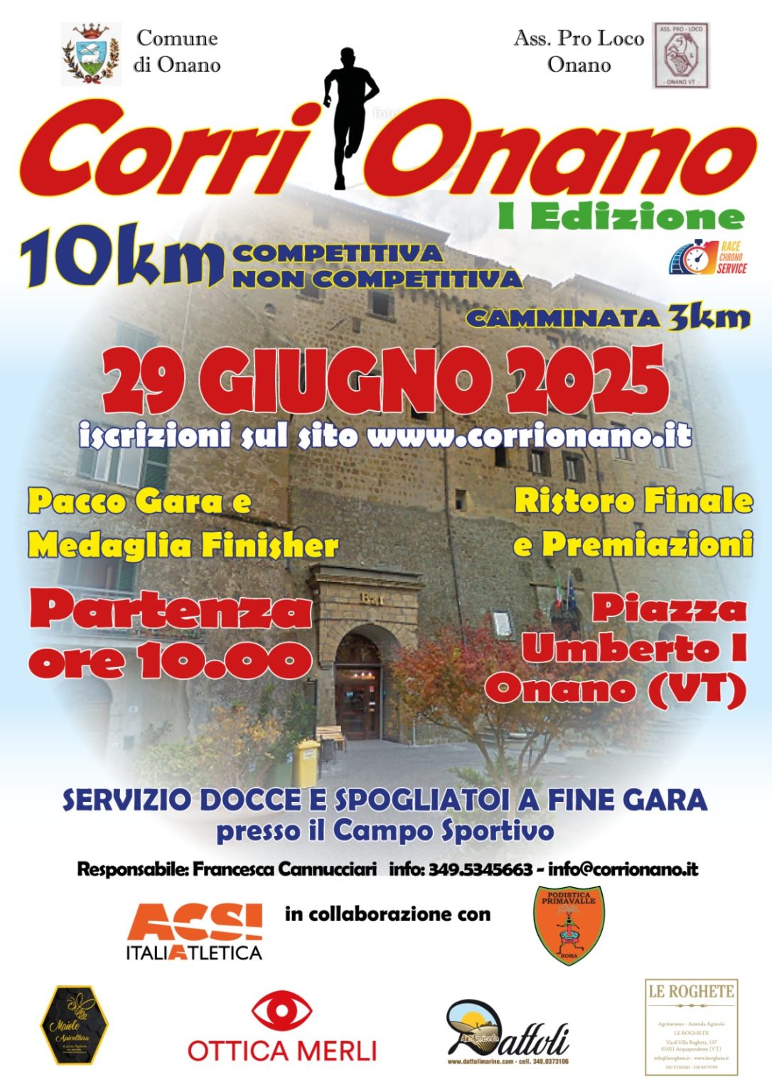 Corri Onano 2025 – Race Chrono Service